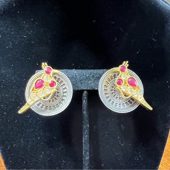 Ethnic Indian Wear | Jewelry | Amrapali Inspired Beautiful Pachi Kundan ...